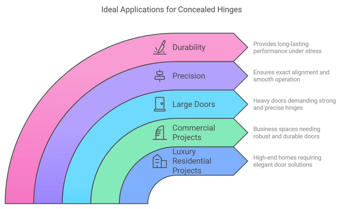 Hidden Door Hinges Work Best | Miter5 Trim Carpentry | Toronto